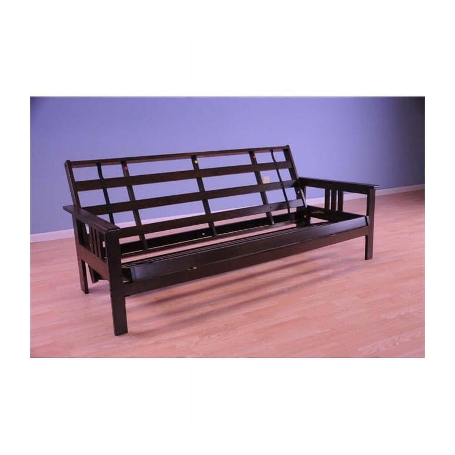 Homestock Asian Allure Fusion Futon Wood Frame Classic Style with ...