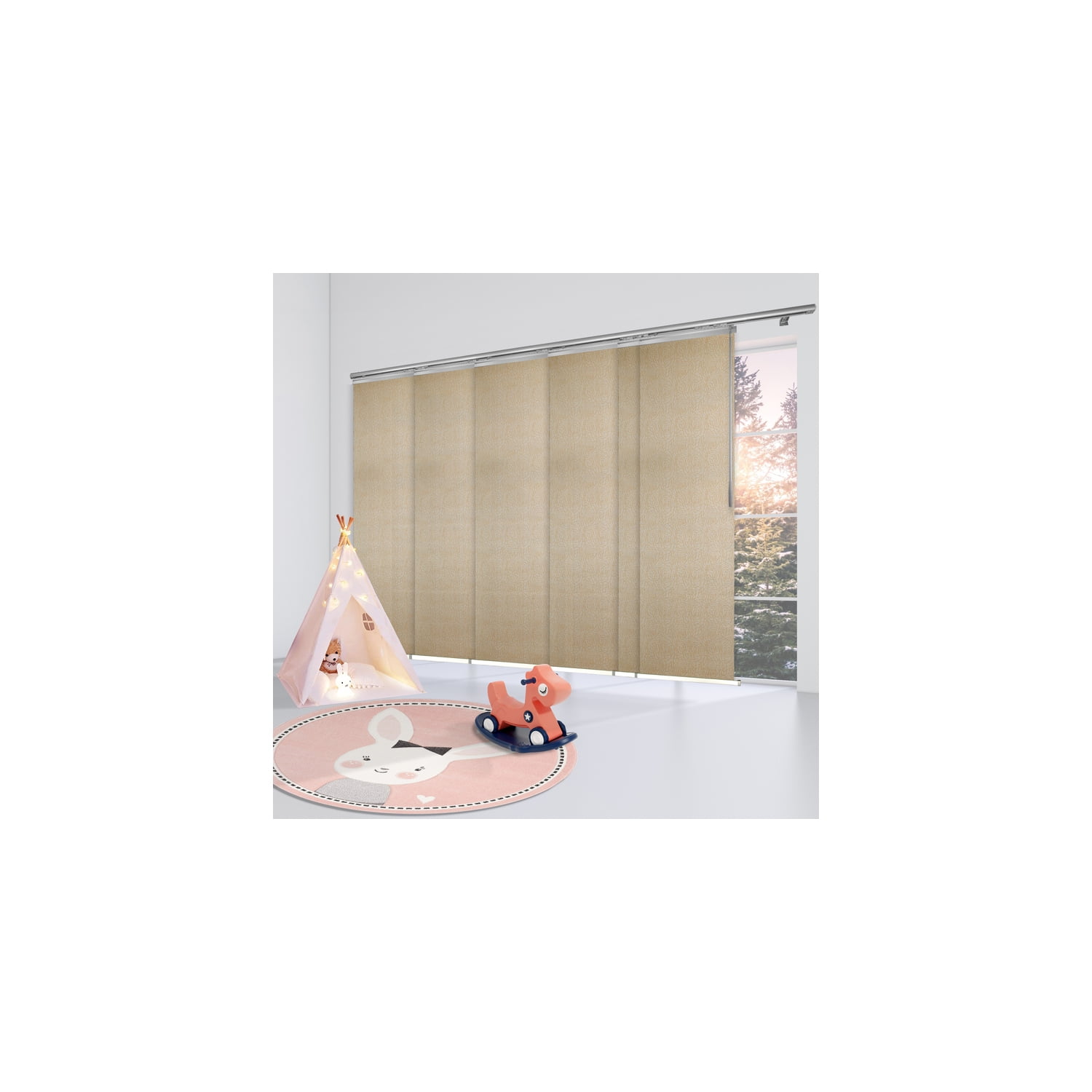 Modern Room Divider PanelsAdjustable Track SystemDecorative Wall ...