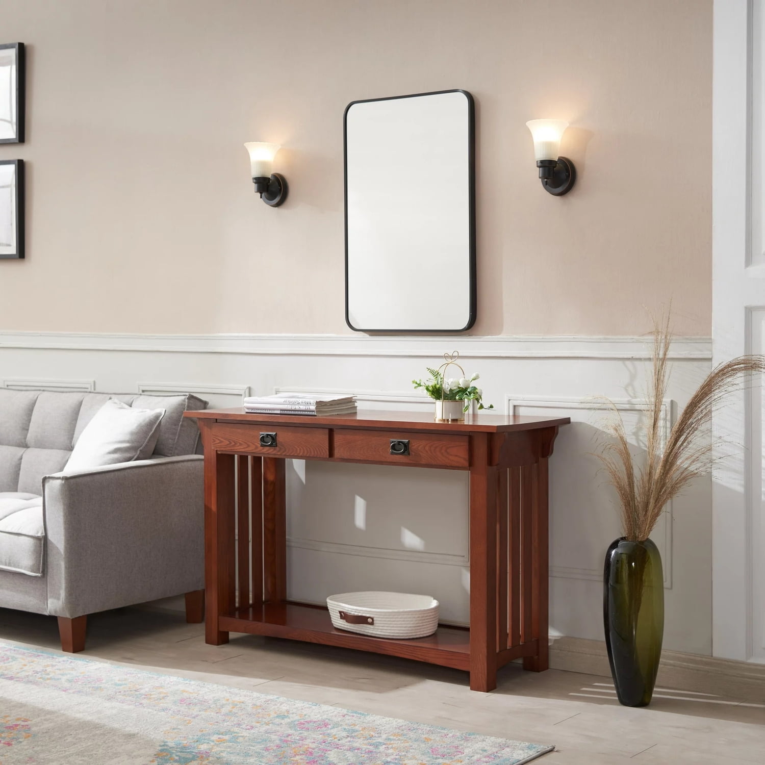 Console Table Wood Sofa Table Entryway Table Hallway Table Living Room ...