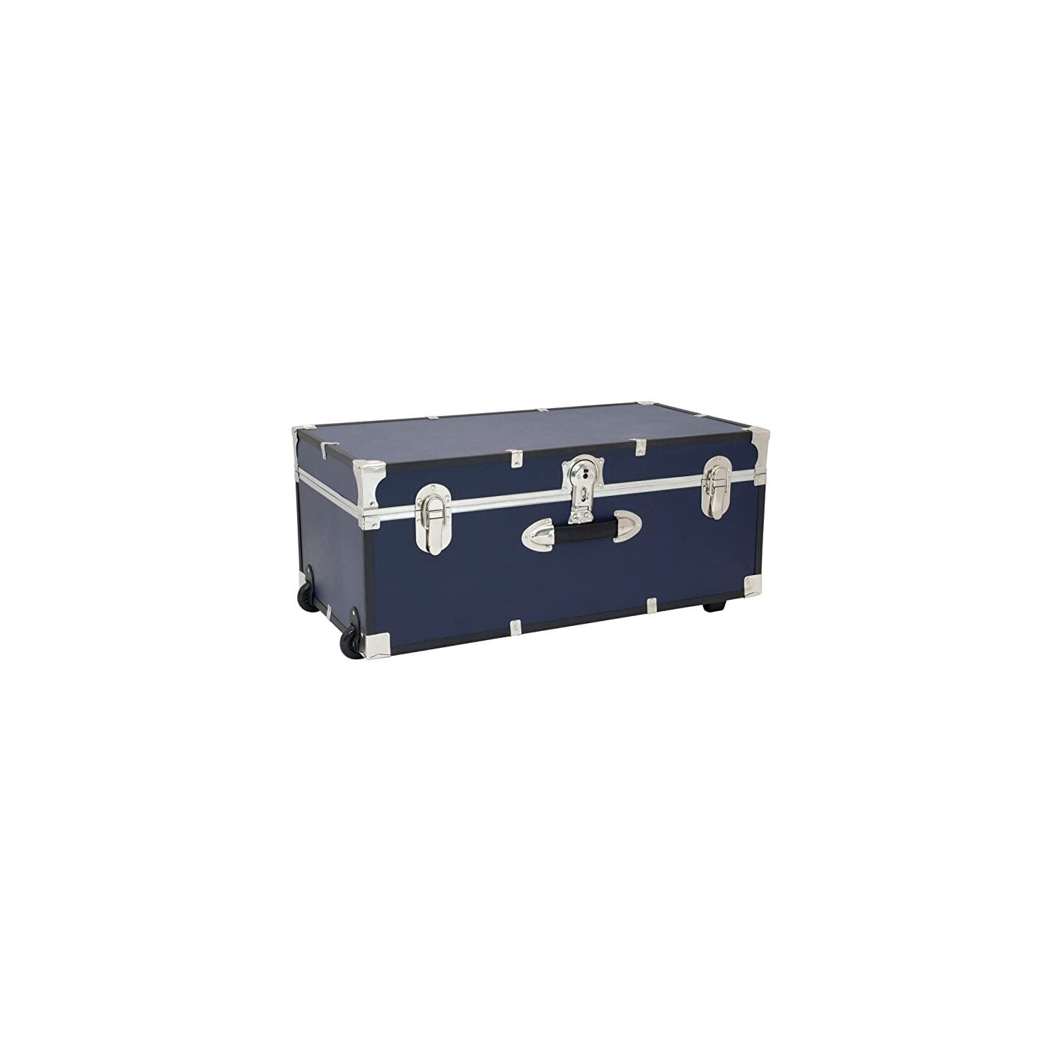 Homestock Suburban Soiree Rectangular 30" Trunk With Wheels & Lock ...