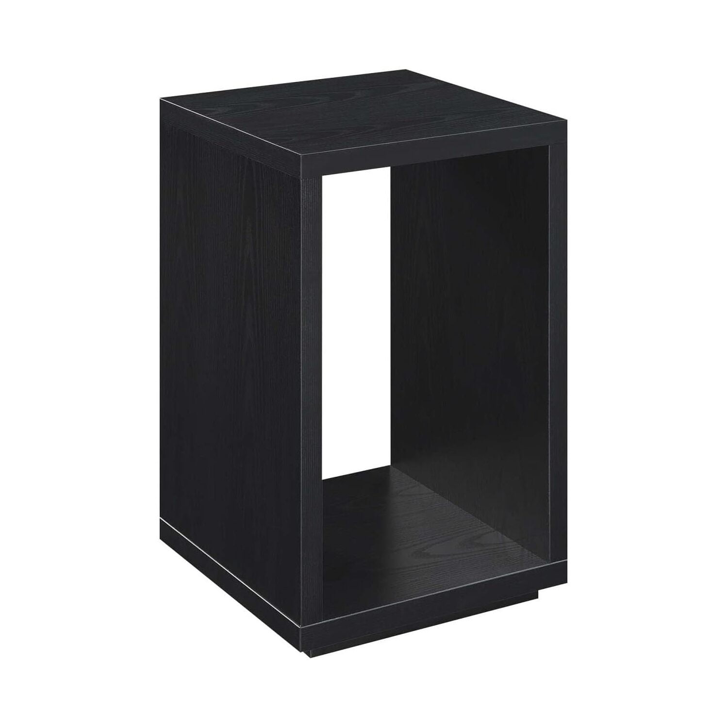 Homestock Suburban Sophistication End Table With Shelf, Black Finish ...