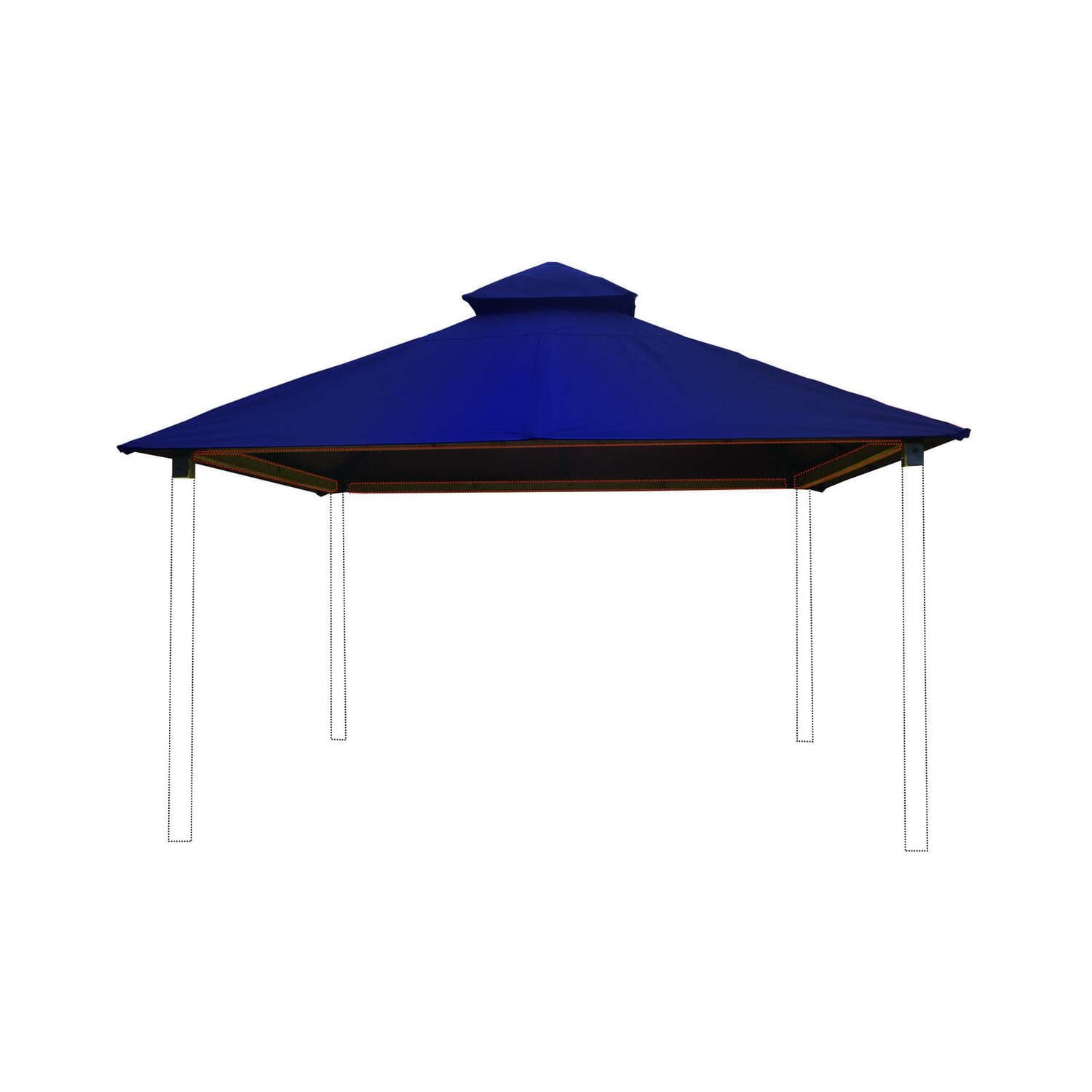 Homestock Suburban Sophistication Ft. Sq. Gazebo Roof Framing And ...