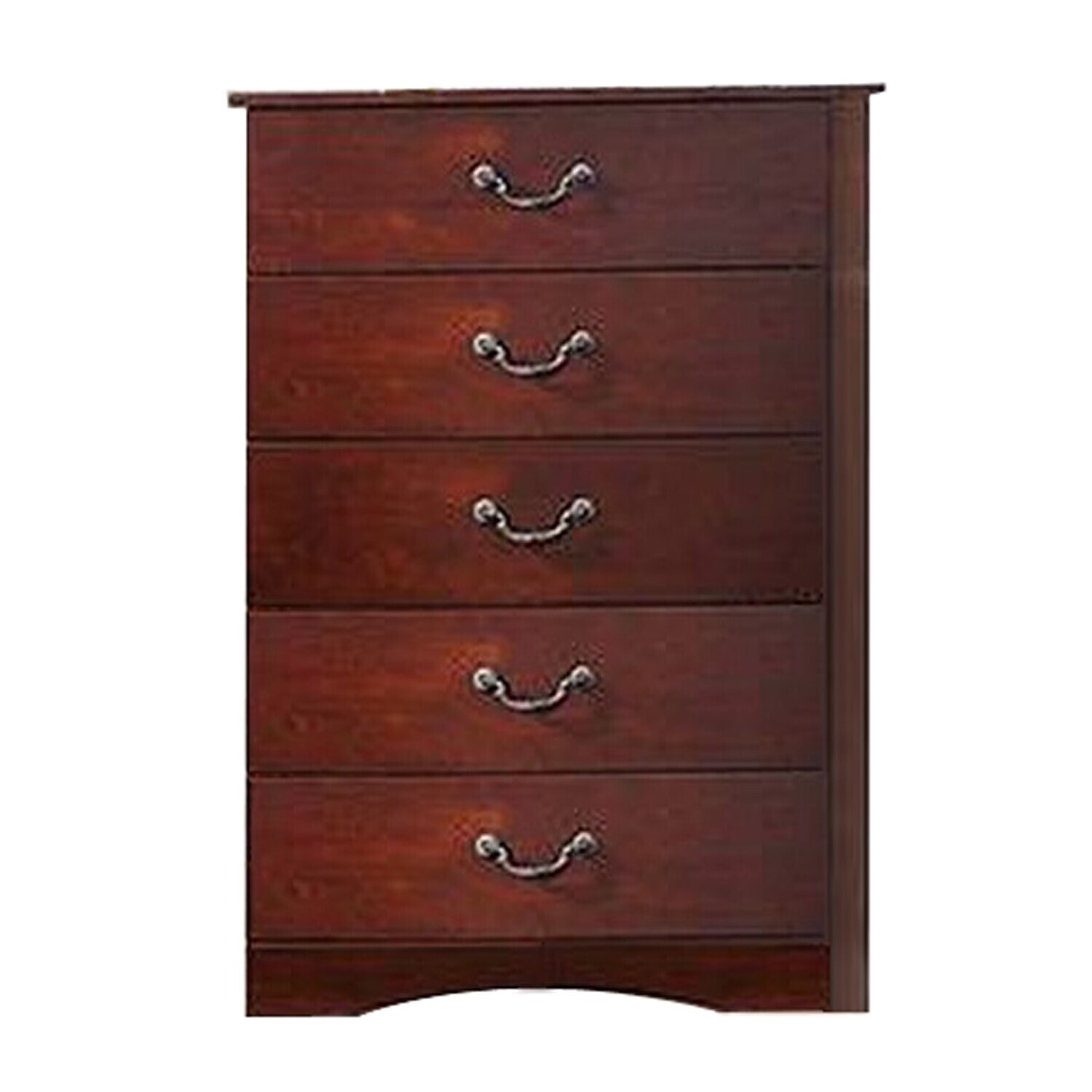 Homestock Timeless Trends 48 Inch 5 Drawer Tall Dresser Chest, Pine ...