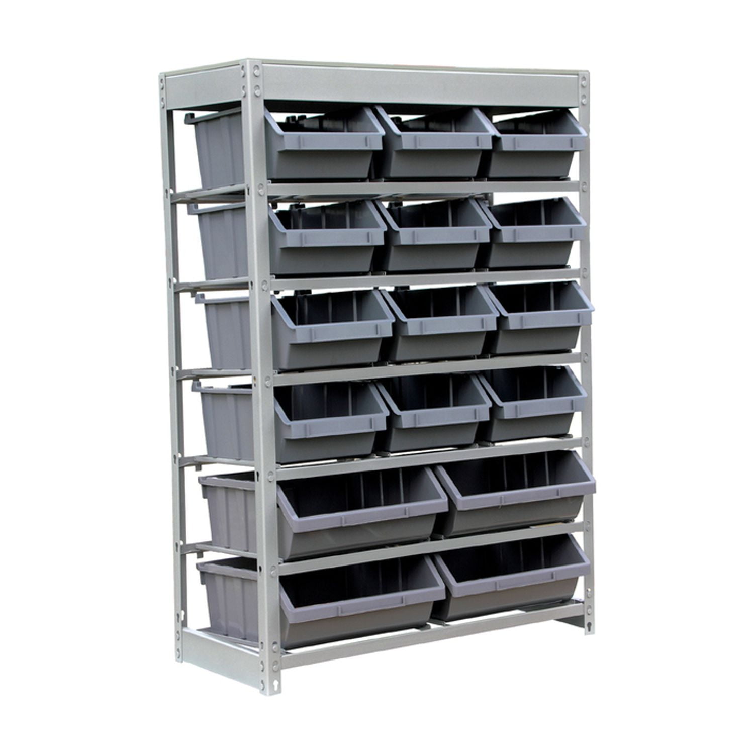 Homestock Tuskan Treats Heavy Duty Steel Storage System - 16 Plastic ...