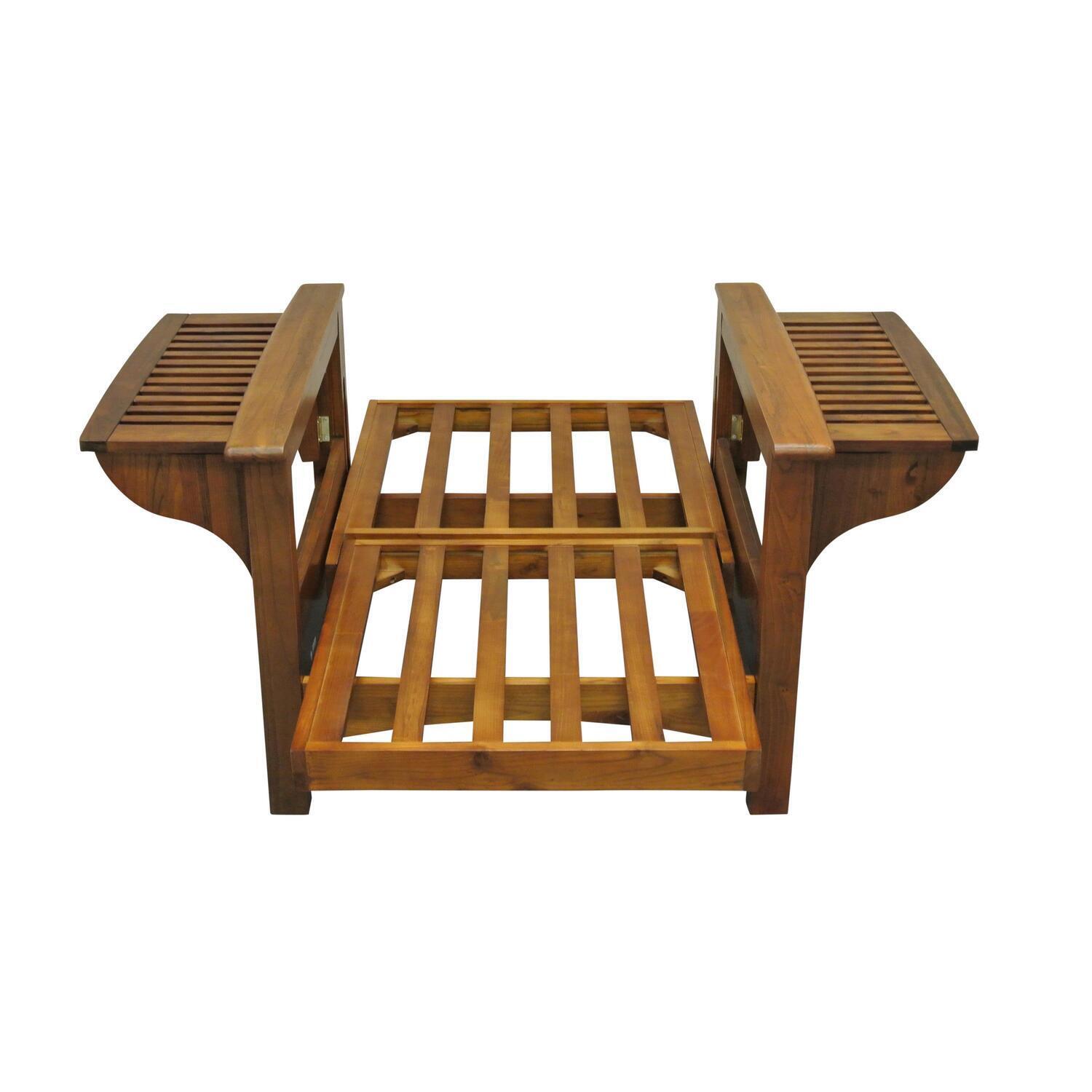 Homestock Medieval Majesty Cherry Oak 28" Chair Futon Frame - Walmart.com