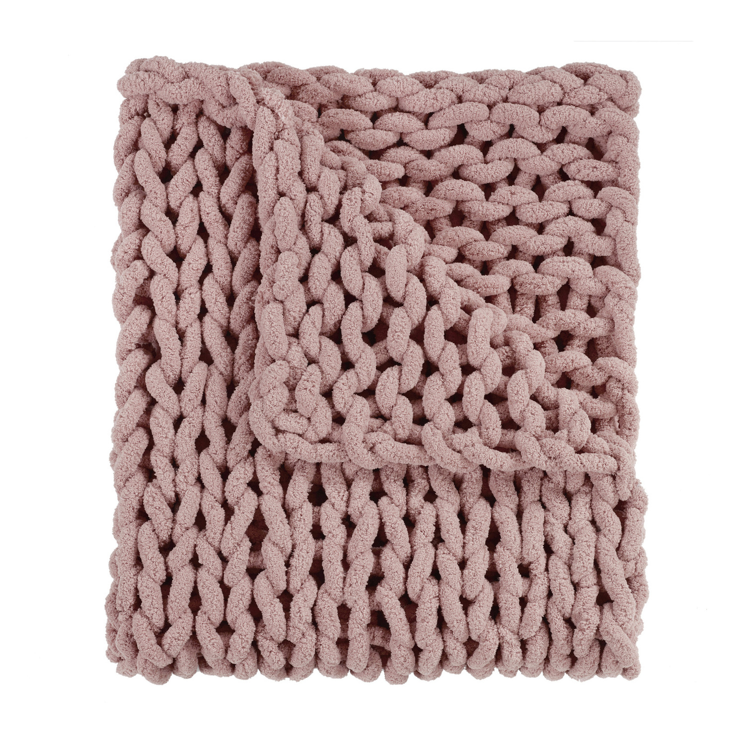 Homestock Urban Upmarket Blush Throw - Walmart.com