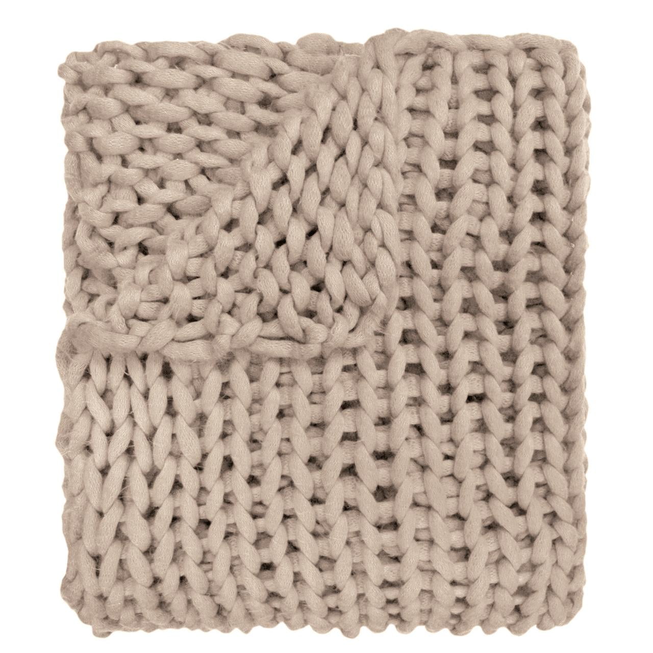 Homestock Victorian Virtue Taupe Throw - Walmart.com
