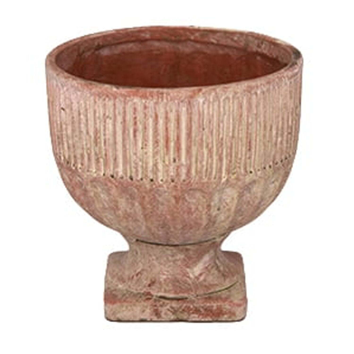 Homestock Vintage Vogue Terracotta Pot Terracotta - Walmart.com