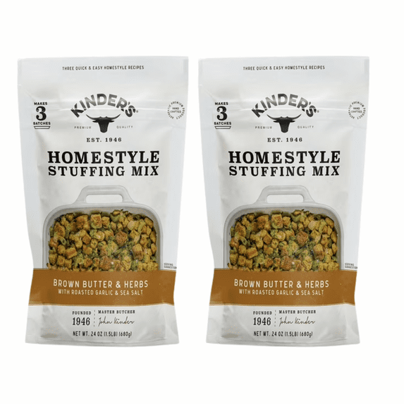 Homestyle kinder Stuffing Mix 24 oz (2-Pack) – Brown Butter, Herbs ...
