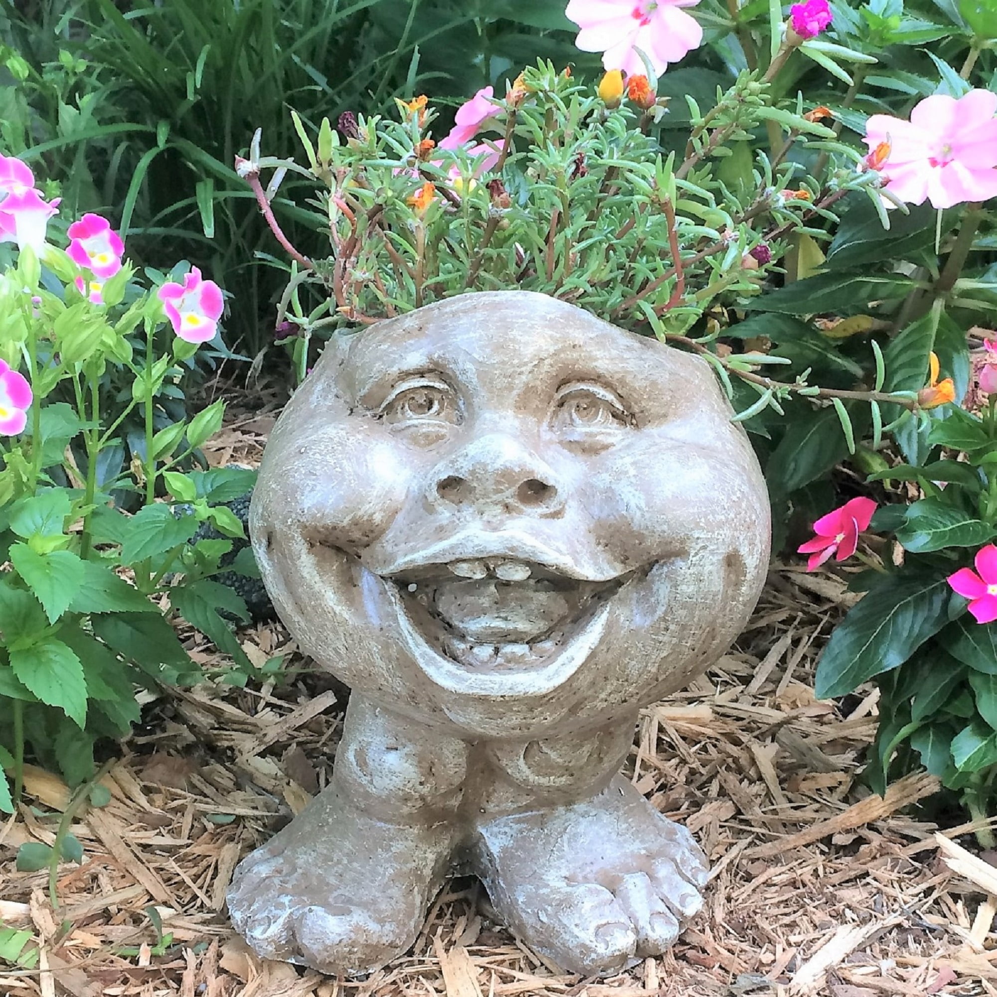 Homestyles 8.5 in. "Little Buddy" the Muggly Face Humorous Statue ...