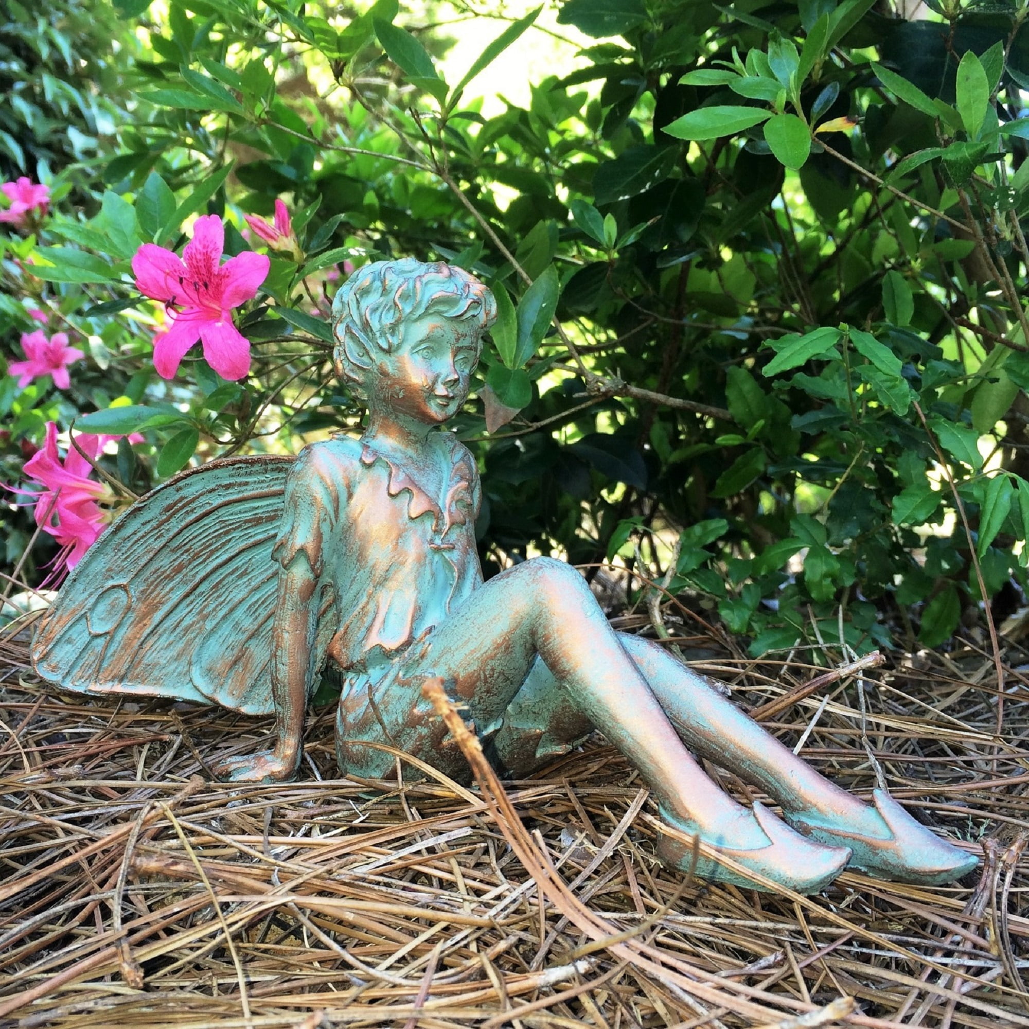 Homestyles 9"L Lying Pipkin in Bronze Patina Home Patio & Garden Statue ...