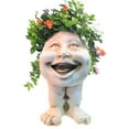 Homestyles Antique White Aunt Minnie the Muggly Face Humorous Statue ...