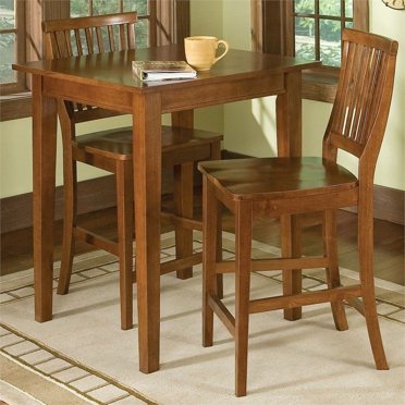 Winsome Wood Inglewood High Table, Walnut Finish - Walmart.com