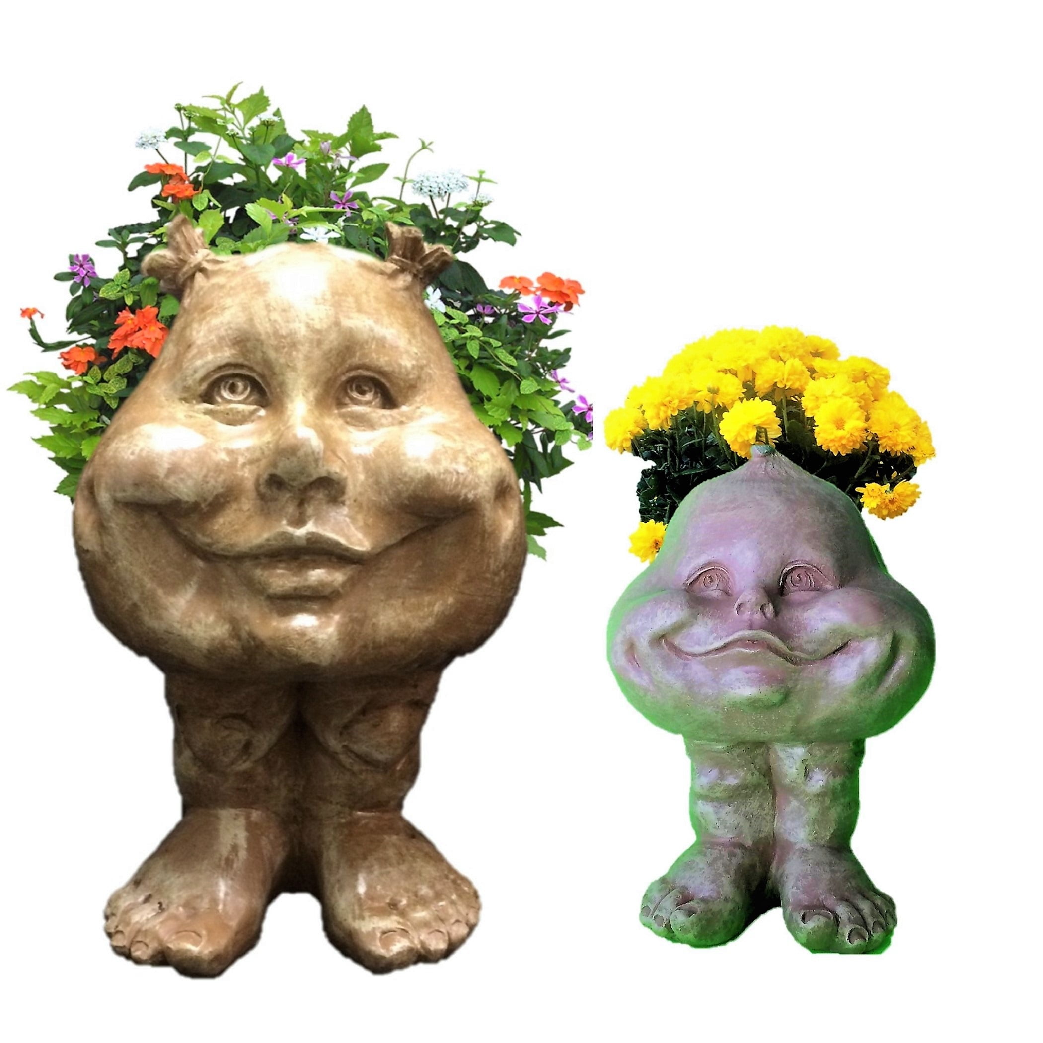 Homestyles Stone Wash Sister Suzy Q & Baby the Muggly Face Humorous ...