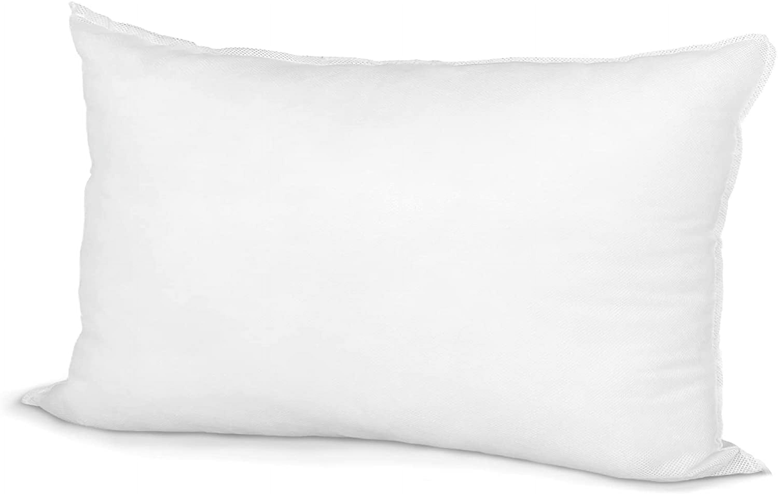 Hometex Canada Pillow Insert 12" x 18" Polyester Filled Standard Cover ...