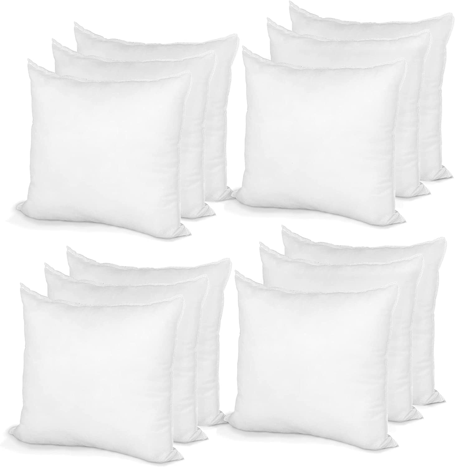 Hometex Canada Pillow Insert 16" x 16" Polyester Filled Standard Cover ...