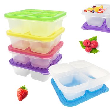 The Home Edit Bento Box Clear Food Storage Container, Set of 3 ...