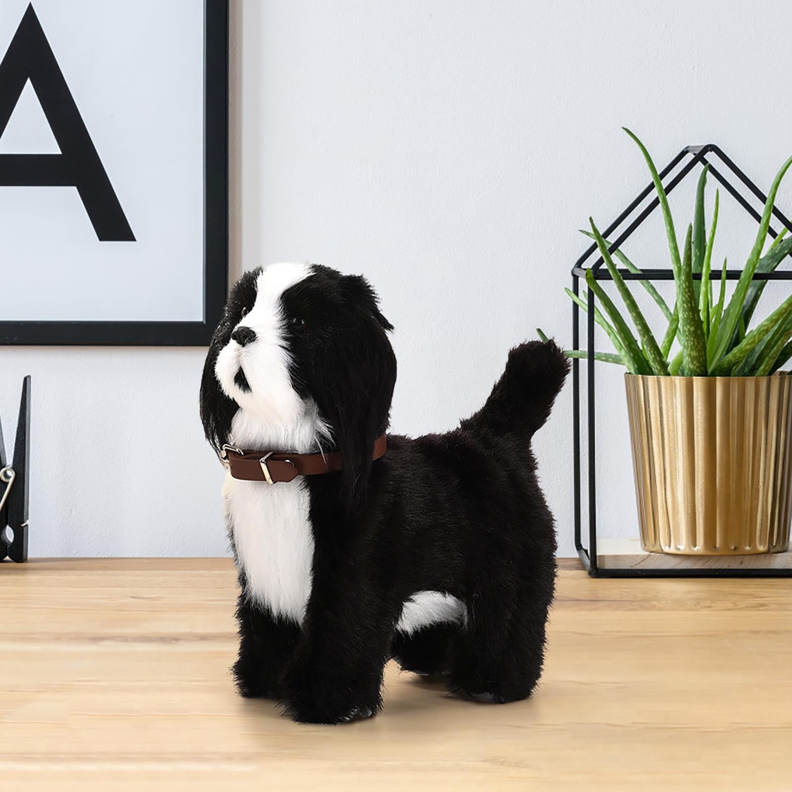Hometravel Animatronic Toy Dog with Sound, Realistic Walking Barking ...