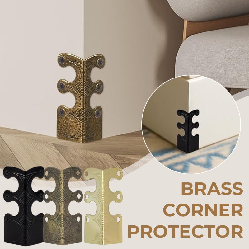 Hometravel Brass Corner Protector, Iron Sheet Edge Guard with ...