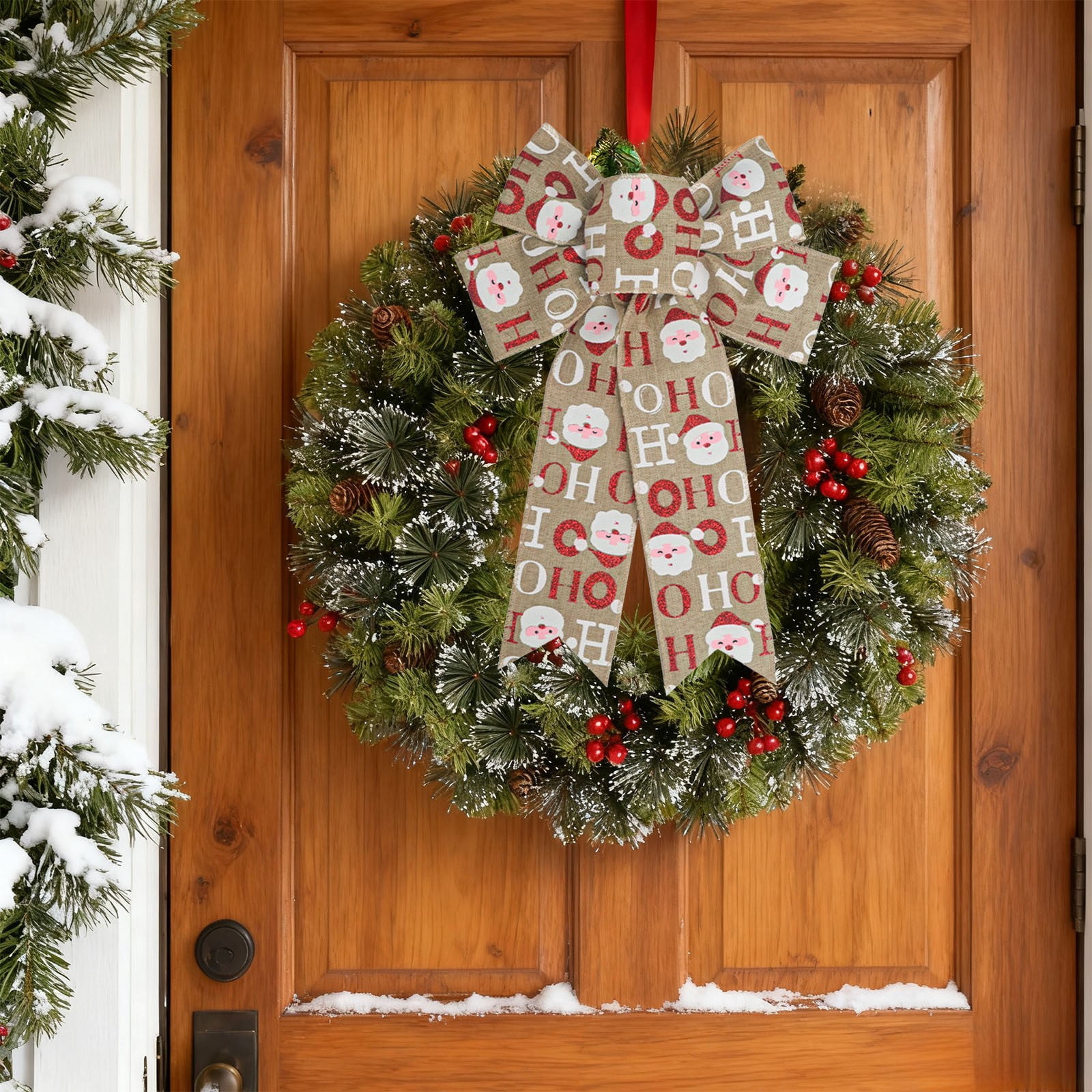Hometravel Christmas Decoration Bow, Multi Purpose Wreath Accent for ...