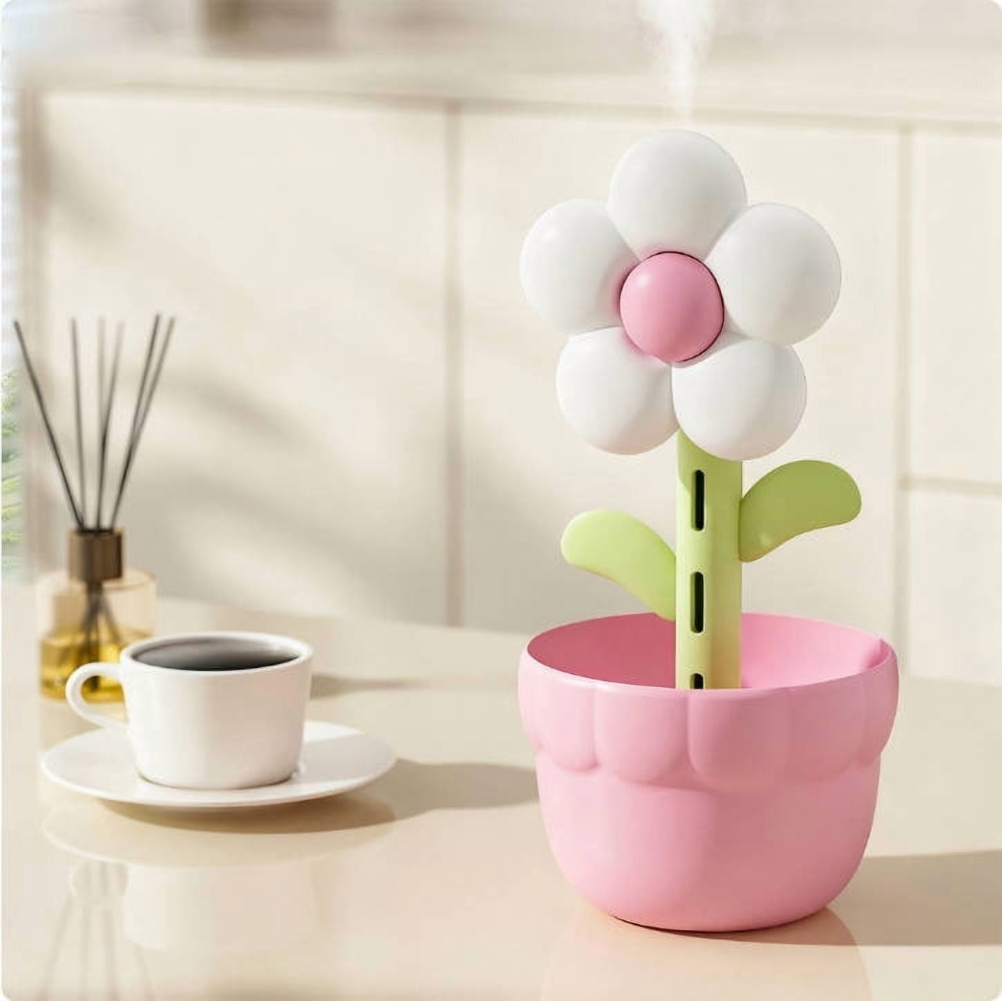 Hometravel Desktop Flower Humidifier, USB Powered Small Home Appliance ...