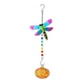 Hometravel Painted Hummingbird Design Feeder and Wind Chime, Outdoor ...