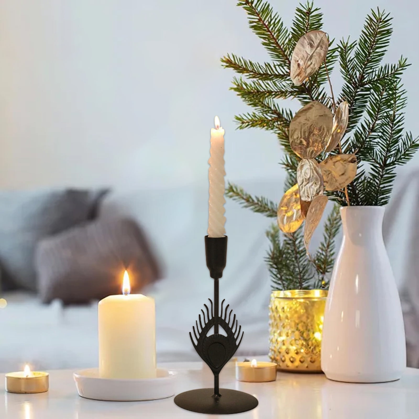 Hometravel Scandinavian Style Metal Candle Holder, Sunflower Design ...