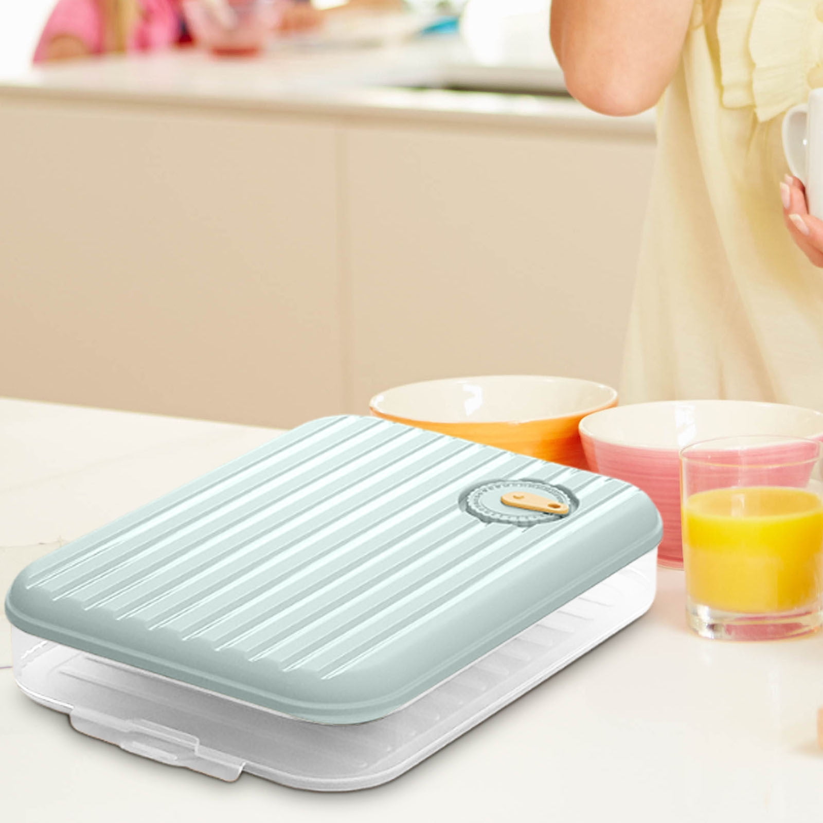 Hometravel Transparent Food Storage Containers for Dumplings, Kitchen ...