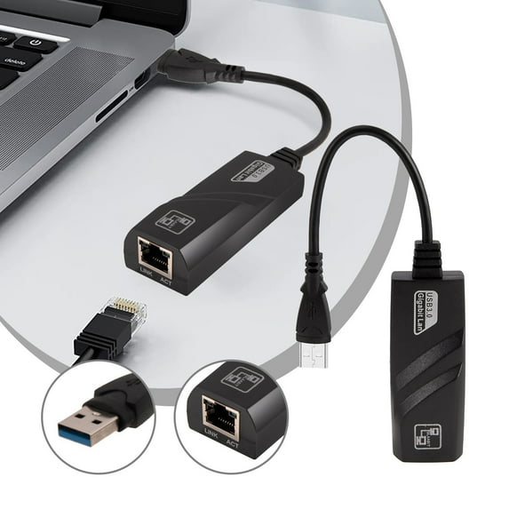 Hometravel USB 3.0 to Gigabit Ethernet Adapter, External Network Card ...