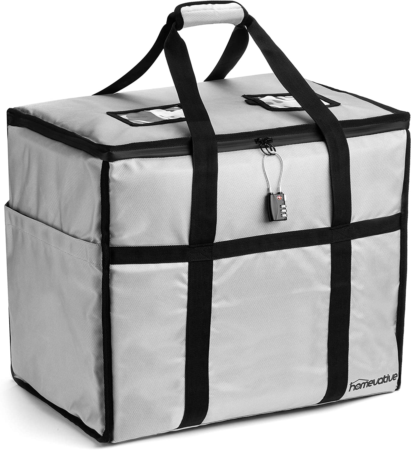 Homevative Locking Home Delivery Bag for Groceries, Packages, Food ...