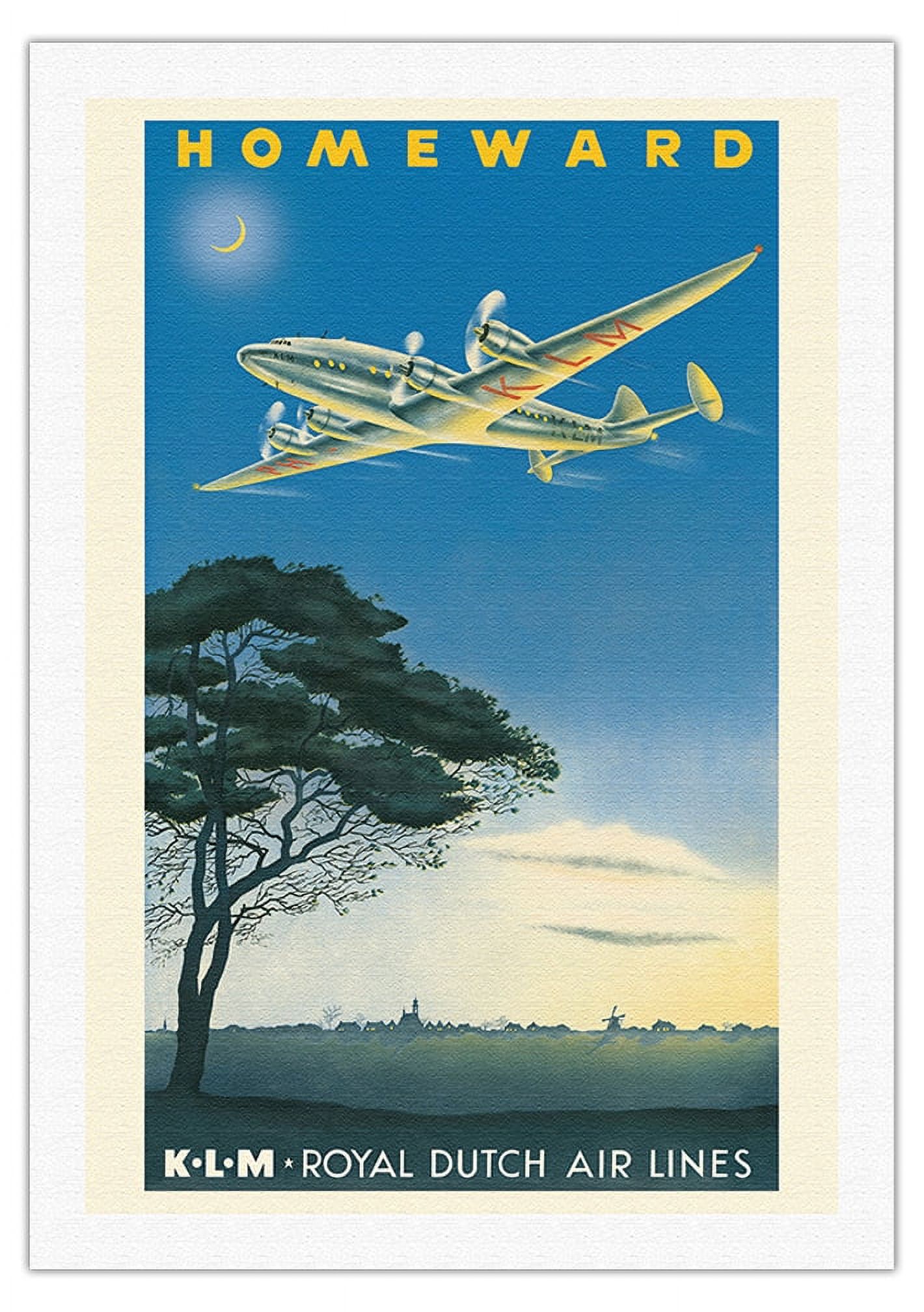 Homeward to Netherlands - KLM Royal Dutch Airlines- Lockheed ...