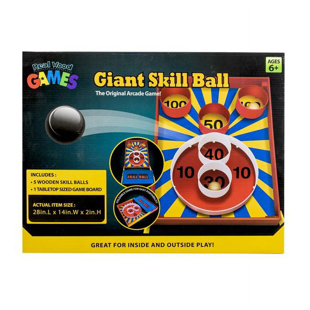 Homeware Wood Skill Ball Game, Multi Color - Walmart.com