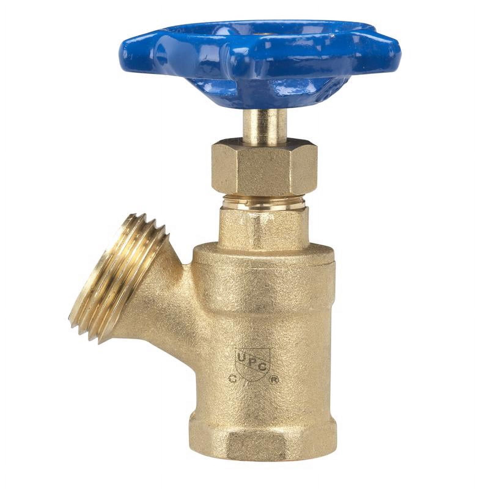 Homewerks 1/2 in. X 3/4 in. FIP x MHT Brass Boiler Drain Valve ...