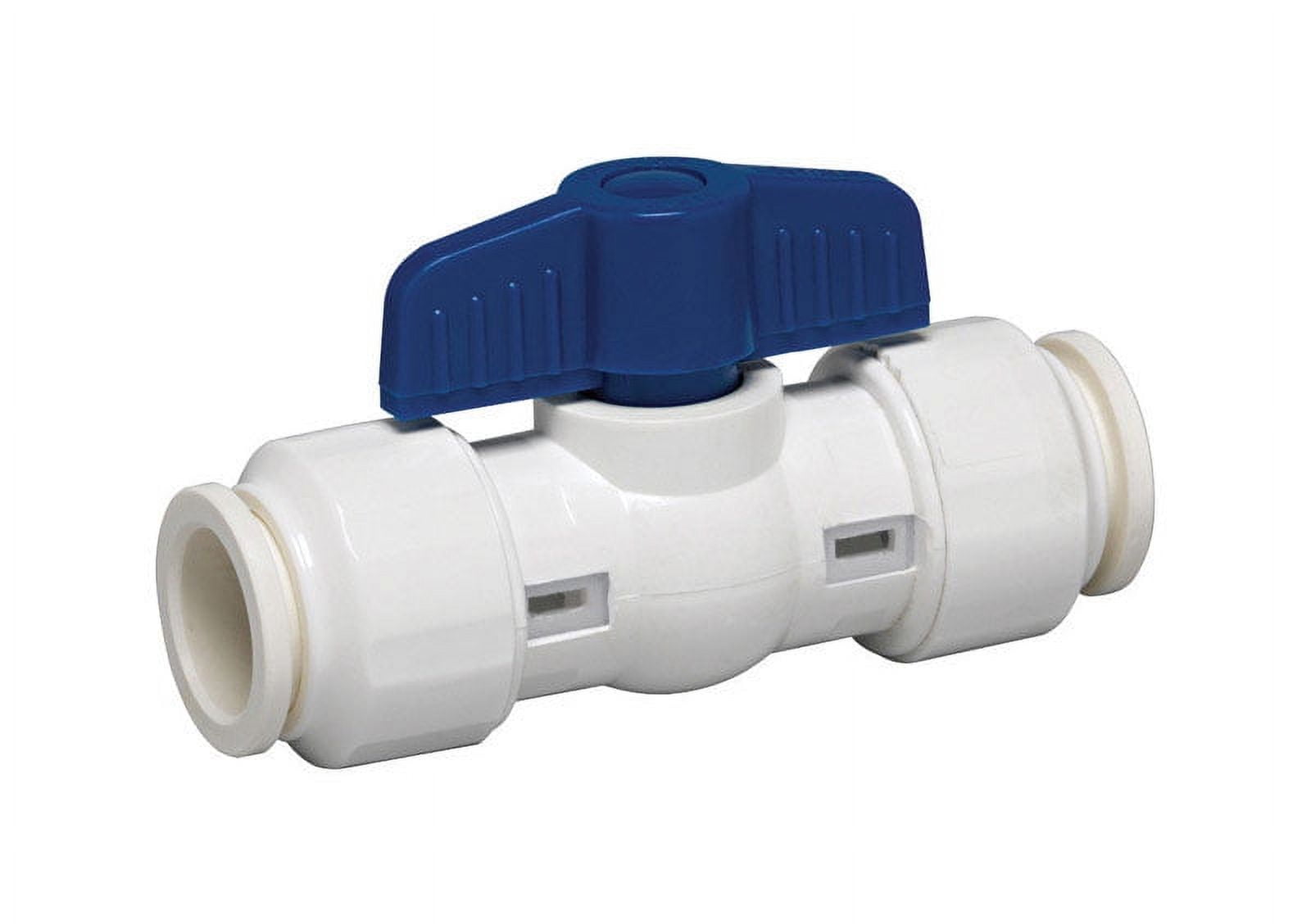 Homewerks 117-8-34-34B 0.75 in. Push Fit PVC Ball Valve - Walmart.com