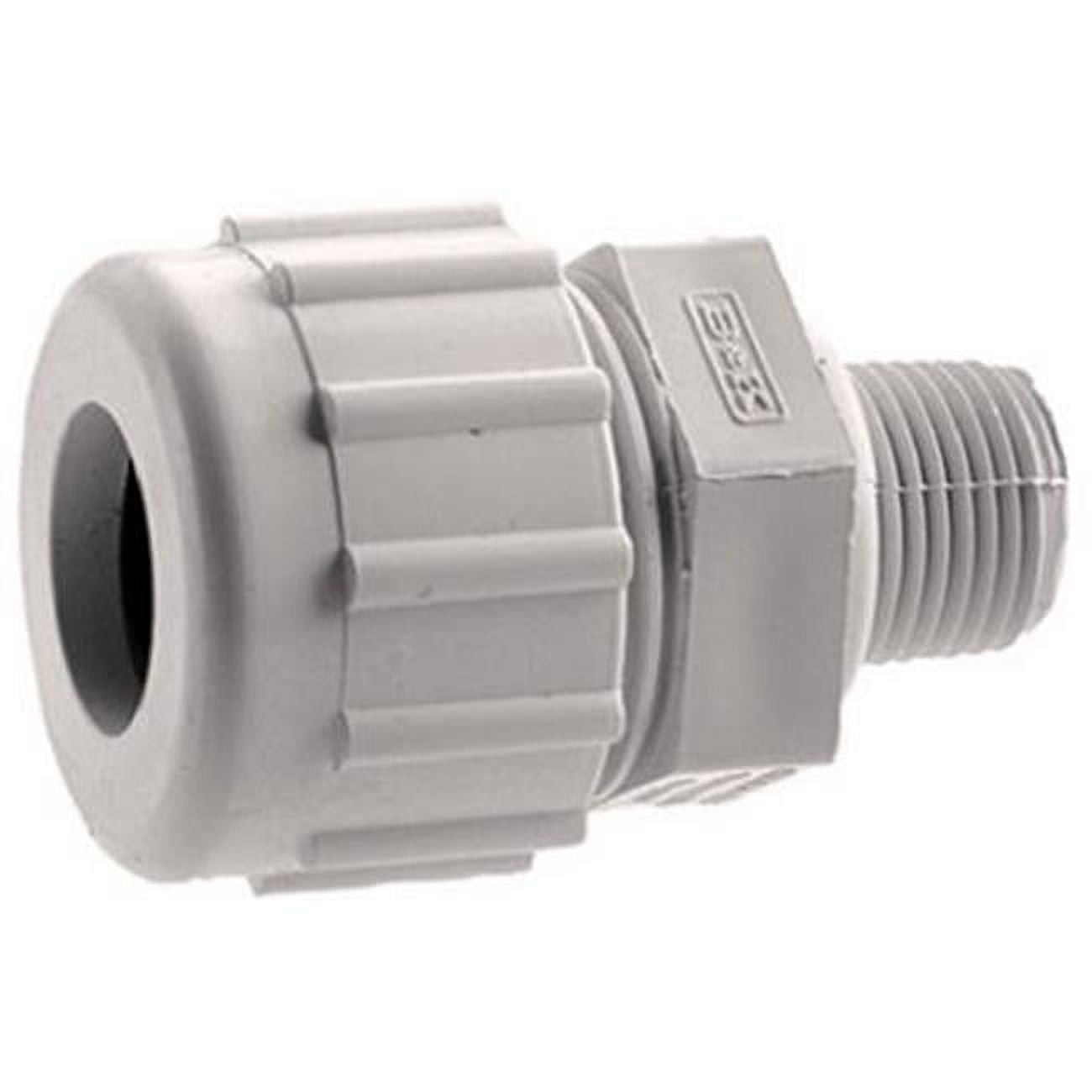 Homewerks 511-46-12-12B 0.5 in. PVC Compression Male Pipe Thread ...