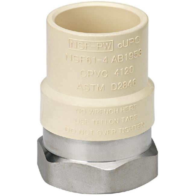 Homewerks 541-12-12-B 0.50 in. Female Iron Pipe Thread Stainless Steel ...