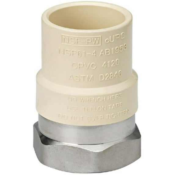 Homewerks 541-12-12-B 0.50 in. Female Iron Pipe Thread Stainless Steel ...