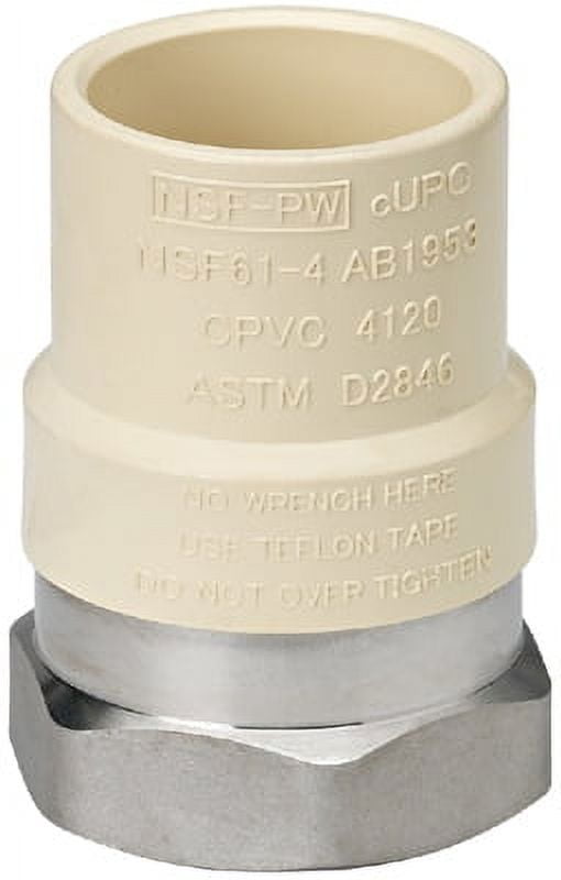 Homewerks 541-12-12-B 0.50 in. Female Iron Pipe Thread Stainless Steel ...