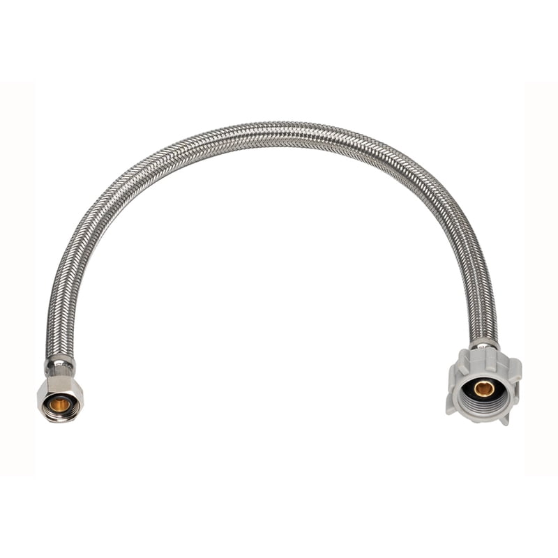 Homewerks 7233-09-38-2 Toilet Supply Line 3/8" Compression X 7/8" D ...