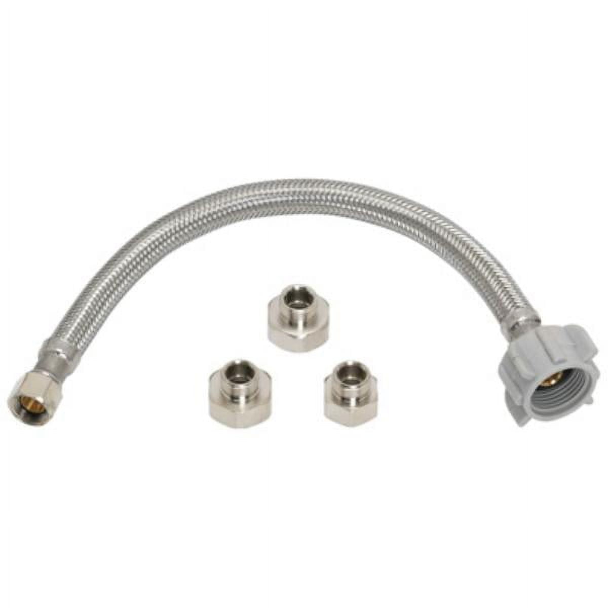 Homewerks 7233-12-38-5 Universal Stainless Steel Toilet Connector Kit ...