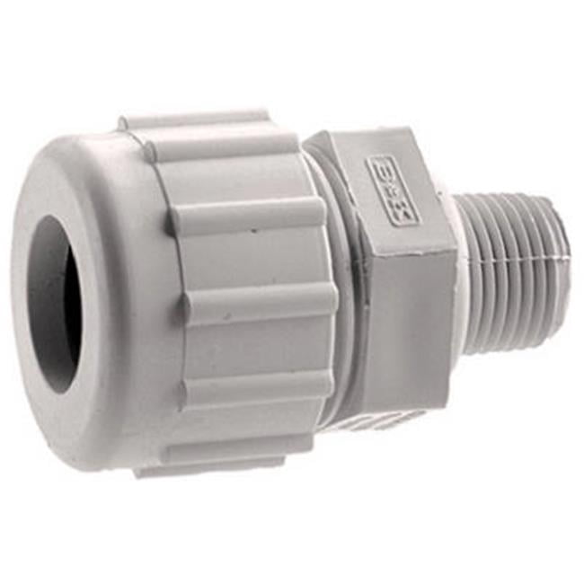 Homewerks Schedule 40 1-1/2 in. Compression X 1-1/2 in. D MPT PVC Male ...