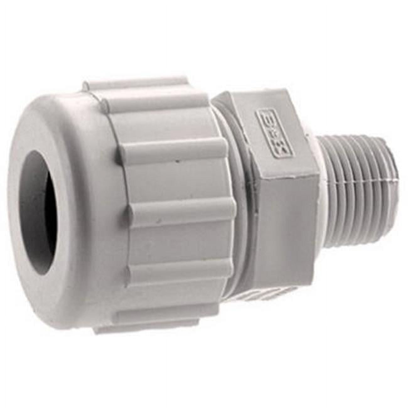 Homewerks Schedule 40 1-1/2 in. Compression X 1-1/2 in. D MPT PVC Male ...