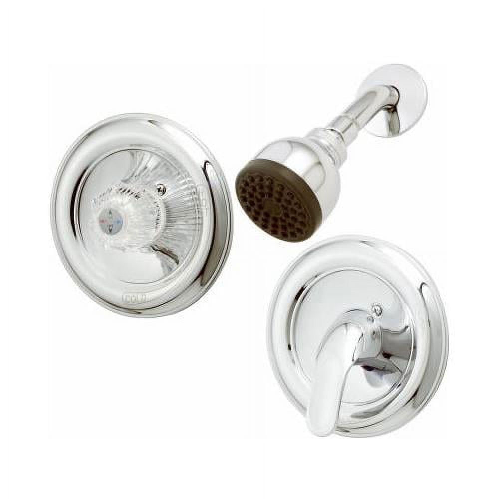 Homewerks Worldwide-Import 127586CA Shower Faucet + Showerhead. Acrylic ...