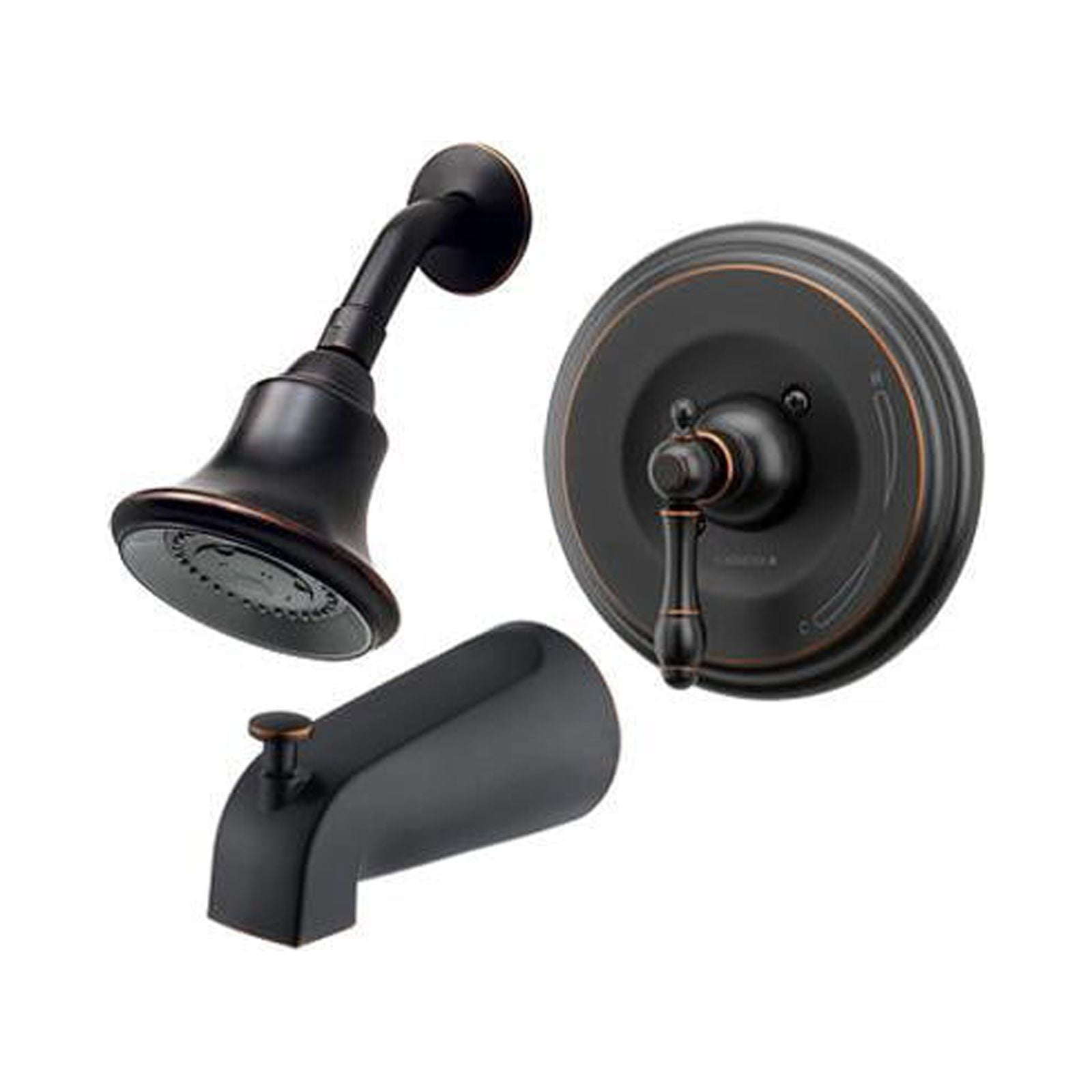 Homewerks Worldwide 239948 HomePointe Tub & Shower Faucet with Vintage ...