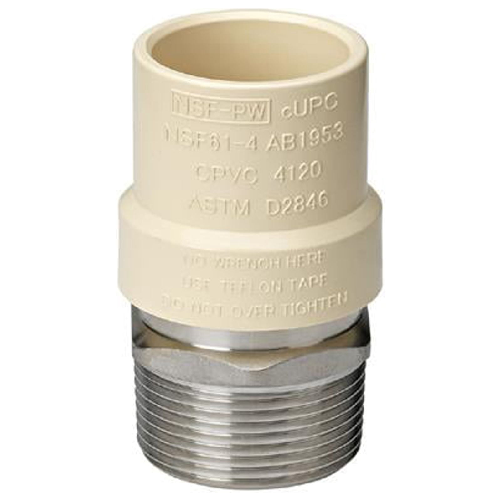 Homewerks Worldwide 542-34-34-B CPVC Pipe Transition Adapter, 3/4 In ...