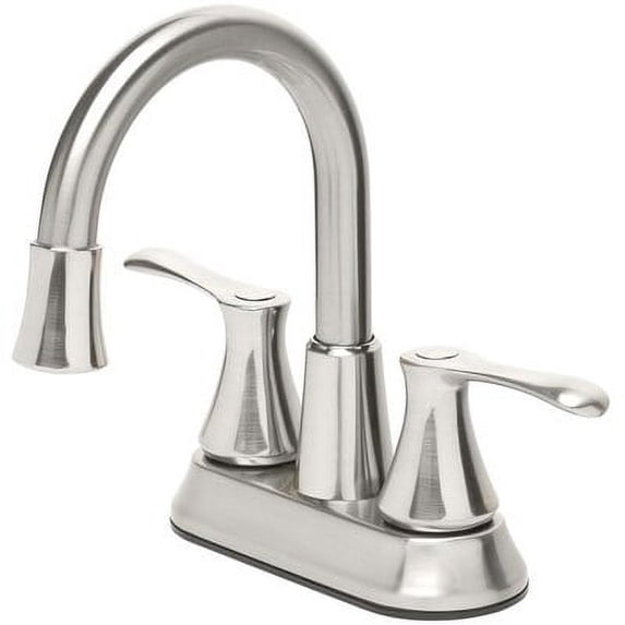 Homewerks Worldwide LED Aerator Brushed Nickel 2-Handle 4-in Centerset ...