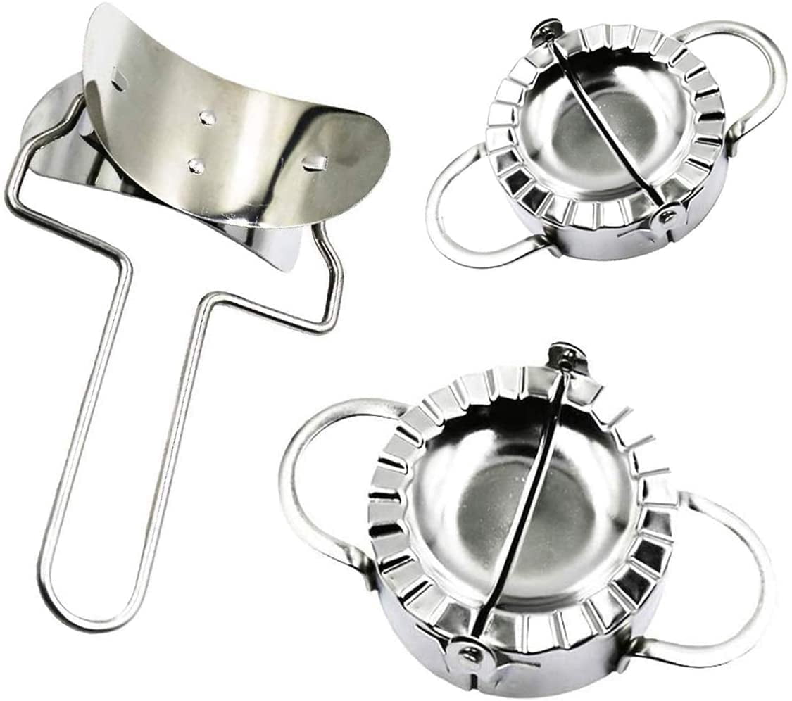 Homewide 3 Pieces Dumplings Maker Dumpling Press Molds with 3 Pieces ...