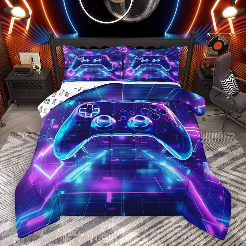 Homewish 3D Gamepad Player Bedding Comforter Set for Boy, Futuristic ...