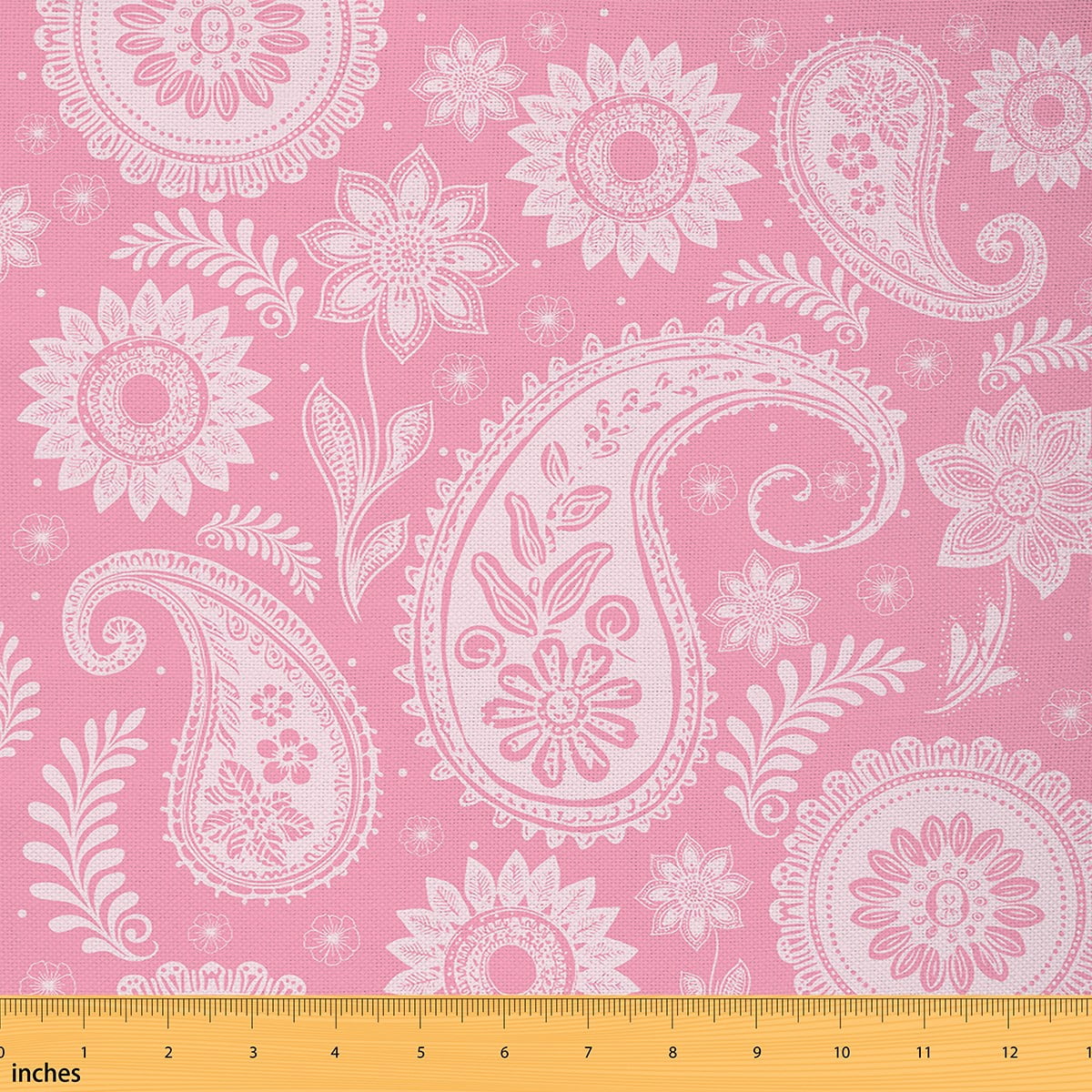 Homewish Adult Vintage Paisley Fabric by the Yard 1 Yard, Tribal Rustic ...