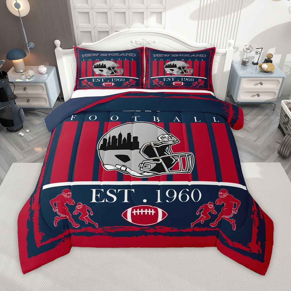 Homewish American Ball Game Queen Comforter Set,Rugby Sport Bedding ...
